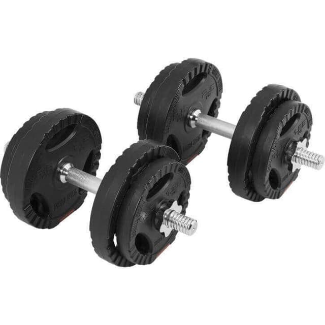 Gorilla Sports Dumbbells PRO Trigrip - 2x10kg - Elkjøp | Elkjøp