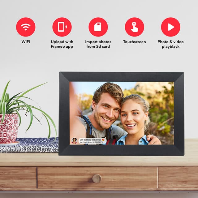 Lippa 15,6″ Frameo – Digital fotoram med video - Elgiganten