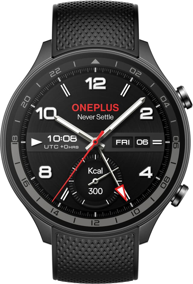 OnePlus Watch 2R hybridklocka 46 mm (grå) - Elgiganten - Elgiganten