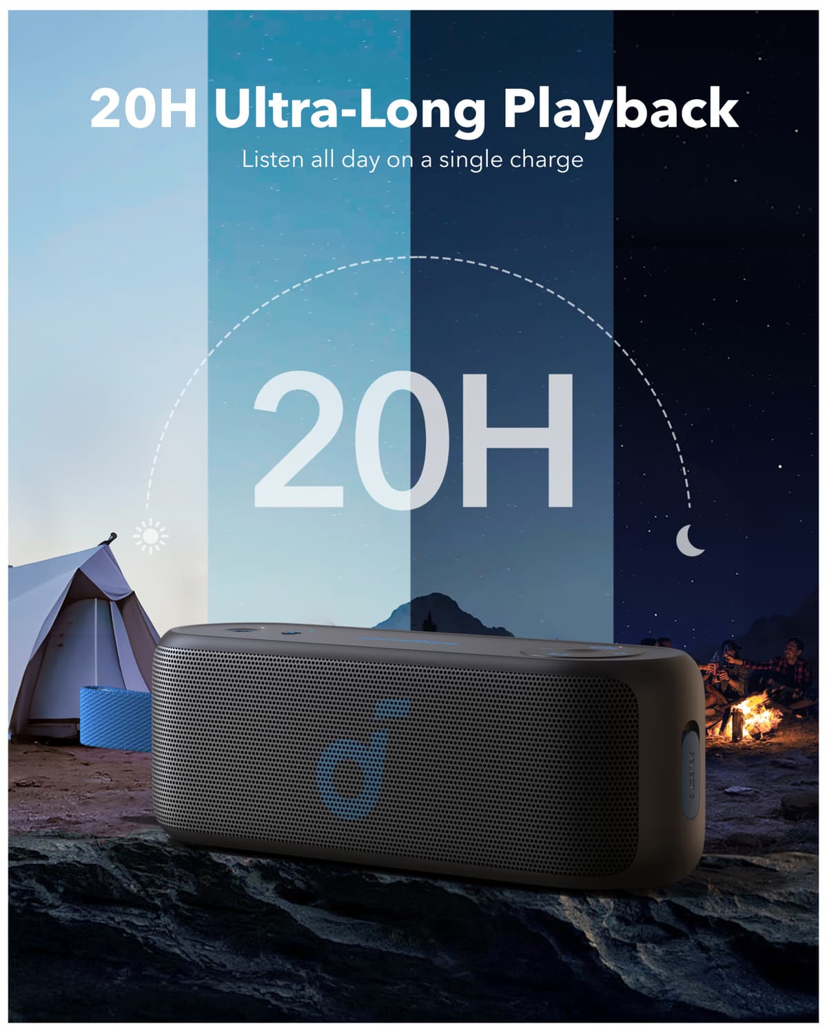 Soundcore Select 3 bärbara trådlösa högtalare (svart) - Elgiganten ...