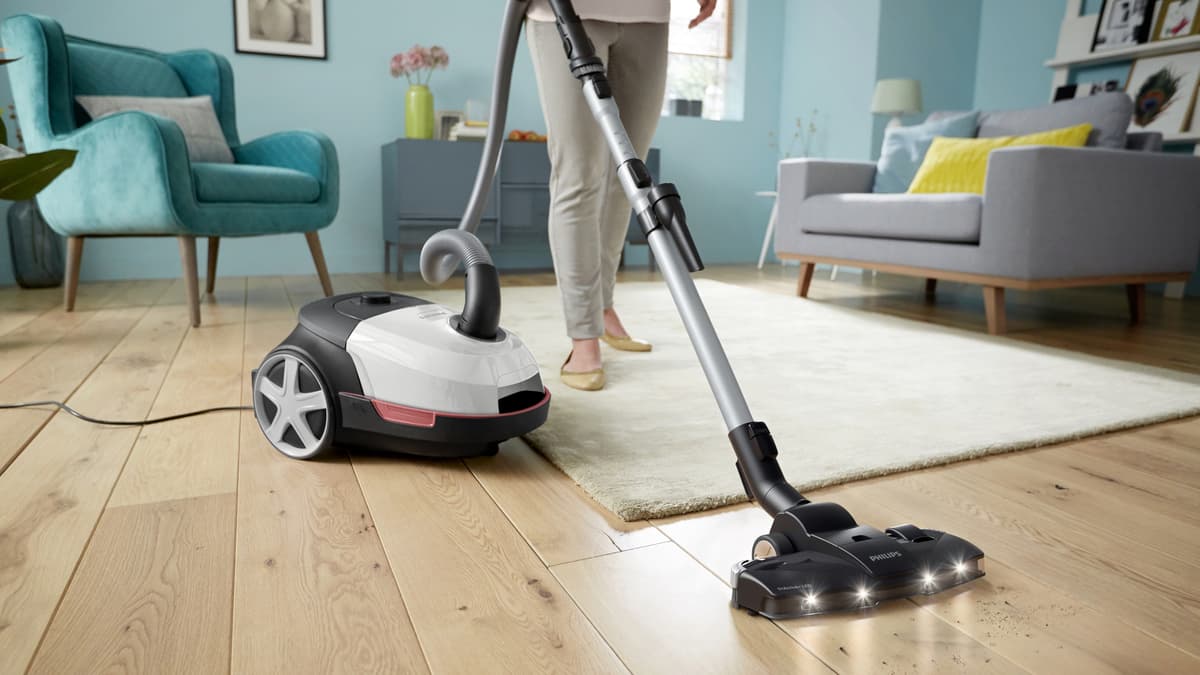Philips 6000 posestøvsuger XD6122/12 (arktisk hvit) - Elkjøp