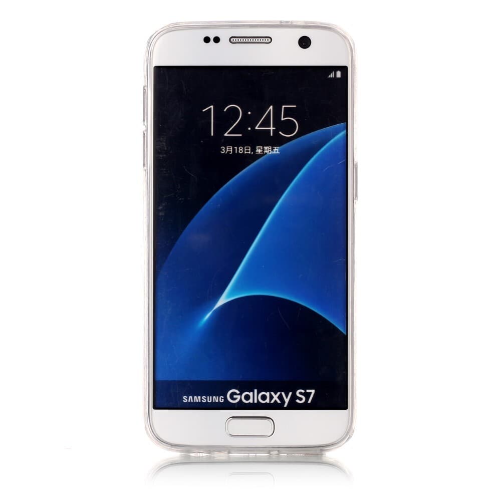 MTK Samsung Galaxy S7 SM-G930 TPU Marmor - Svart - Elkjøp