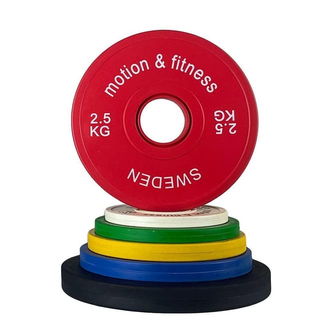 Motion & Fitness PRO Fractional Plate, Viktskivor Gummerade 2,5 kg ...