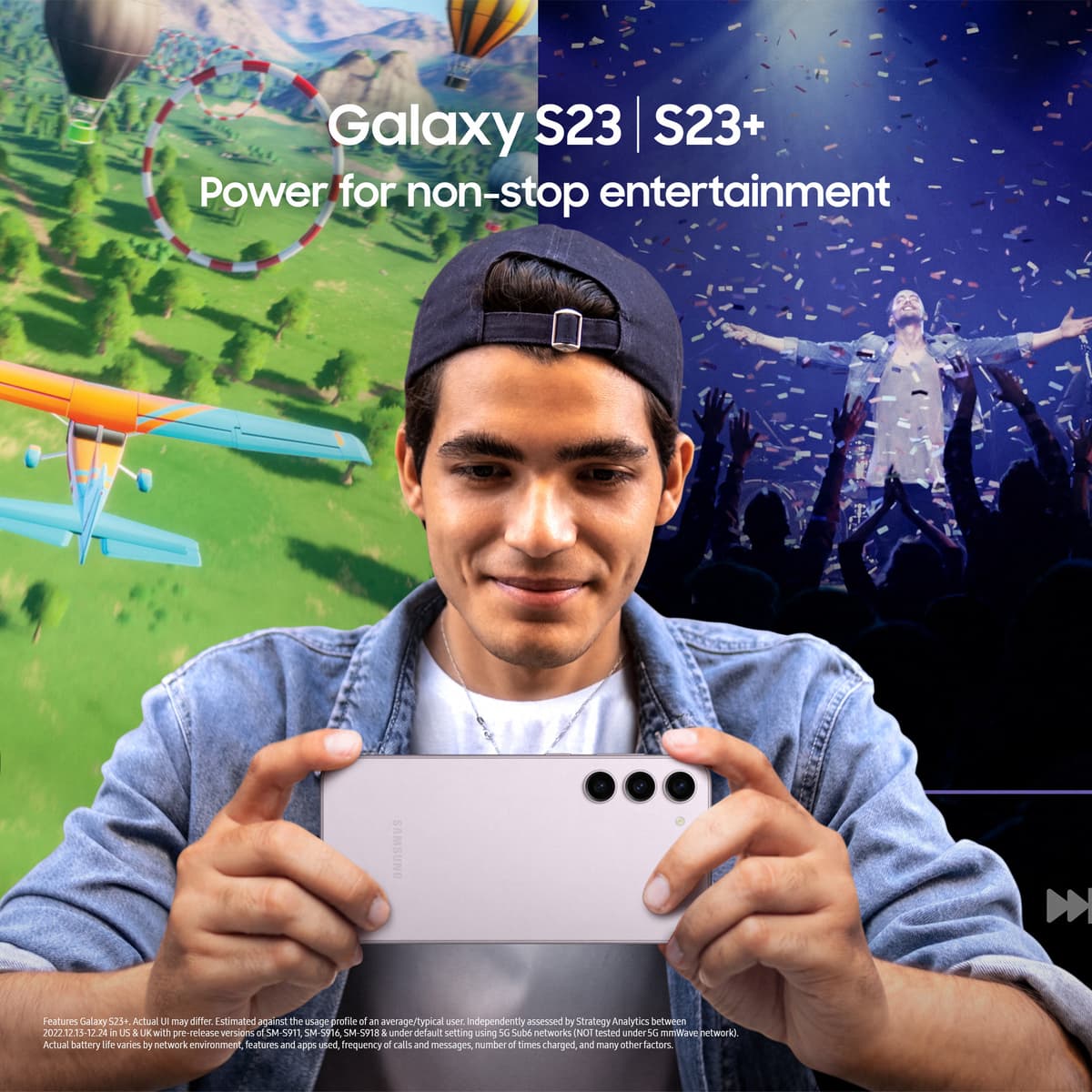 Samsung Galaxy S23 5G smartphone 8/256GB (sort) | Elgiganten