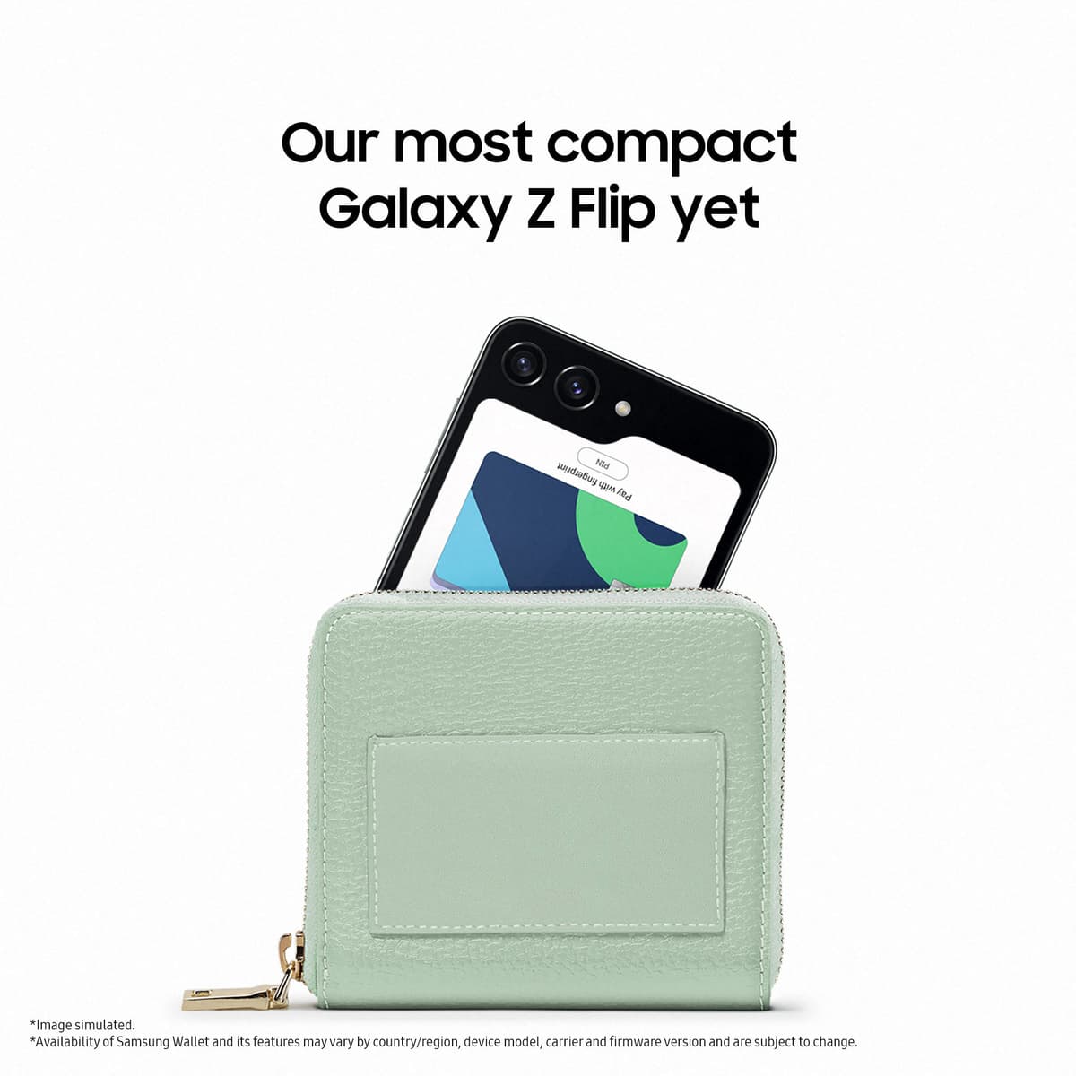 Samsung Galaxy Z Flip5 5G smarttelefon 8/512GB (Lavender) - Elkjøp