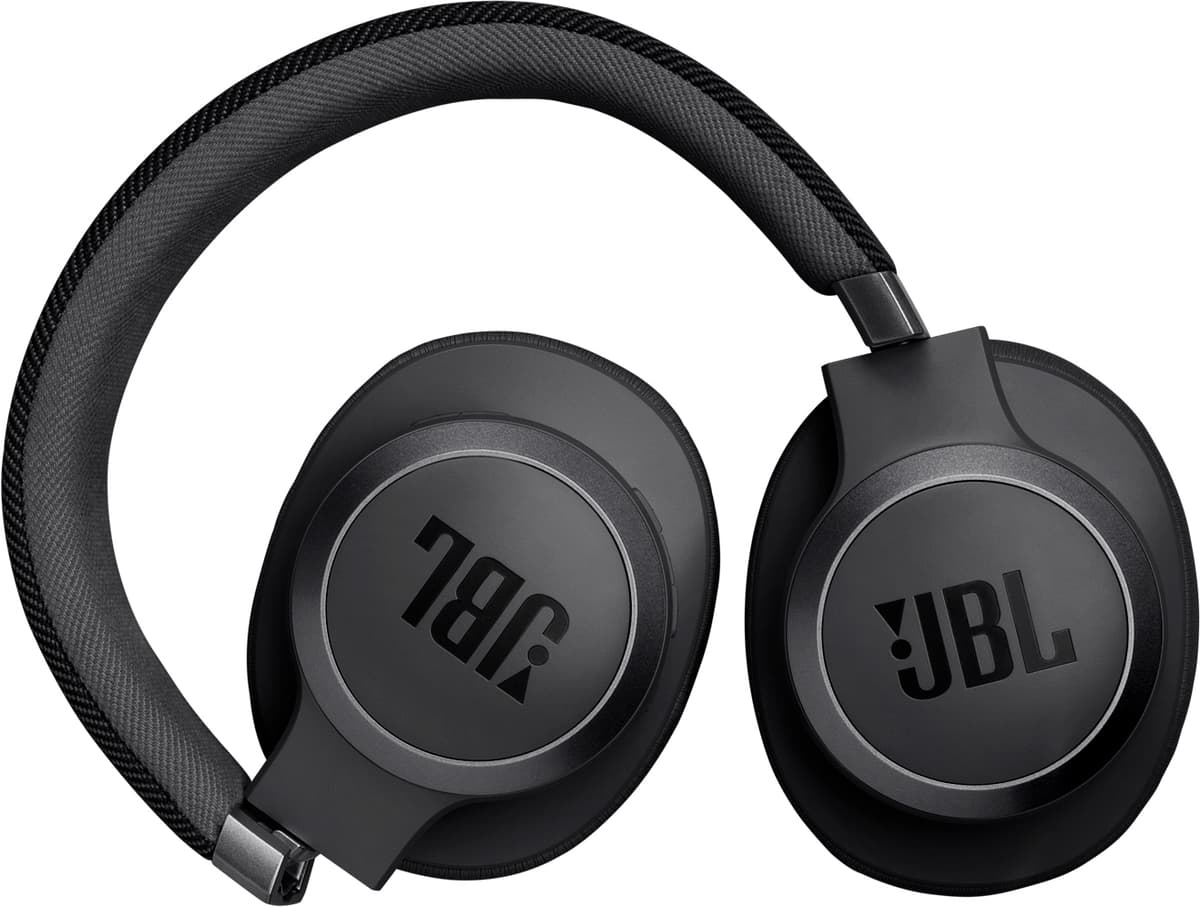 JBL Live 775NC langattomat around-ear kuulokkeet (musta) - Gigantti
