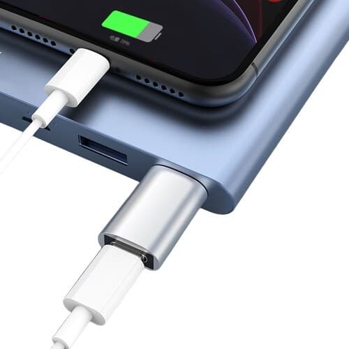USB 3.0 (hann) til USB-C (hun) adapter Sølv - Elkjøp