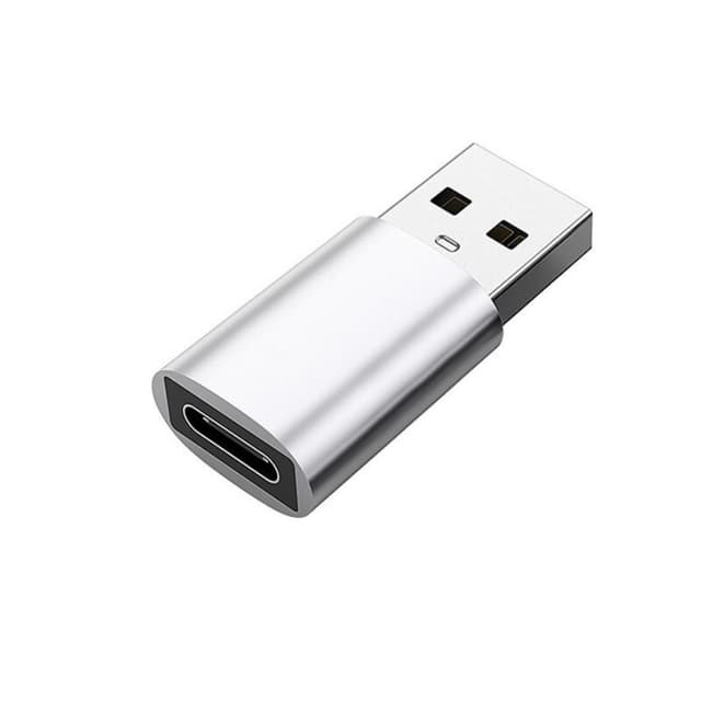 USB 3.0 (hann) til USB-C (hun) adapter Sølv - Elkjøp