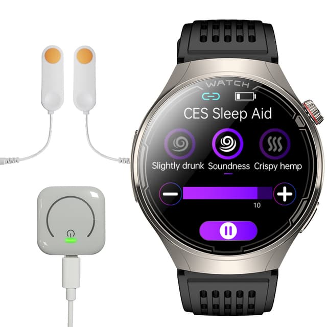Smartklokke med EKG, Bluetooth-anrop og helseovervåking Sølv - Elkjøp