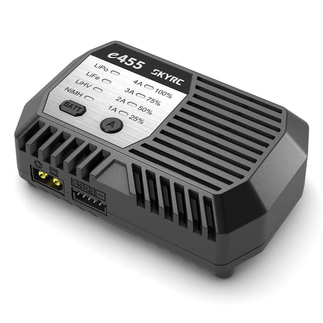 SkyRc E455 LiPo/Life/NiMh Lader 2-4S 50W 220V - Elkjøp | Elkjøp