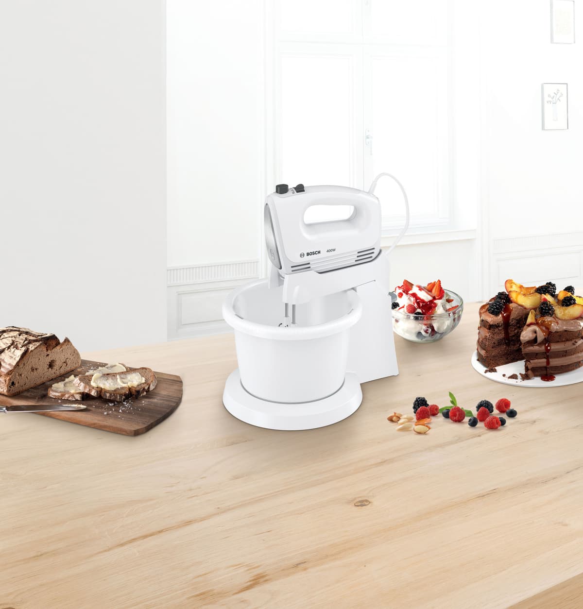 Bosch CleverMixx håndmikser mixmaster MFQ2600G - Elkjøp | Elkjøp