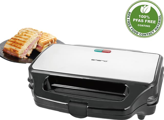 Emerio Sandwich-grilli XXL Ruostumaton teräs - Gigantti
