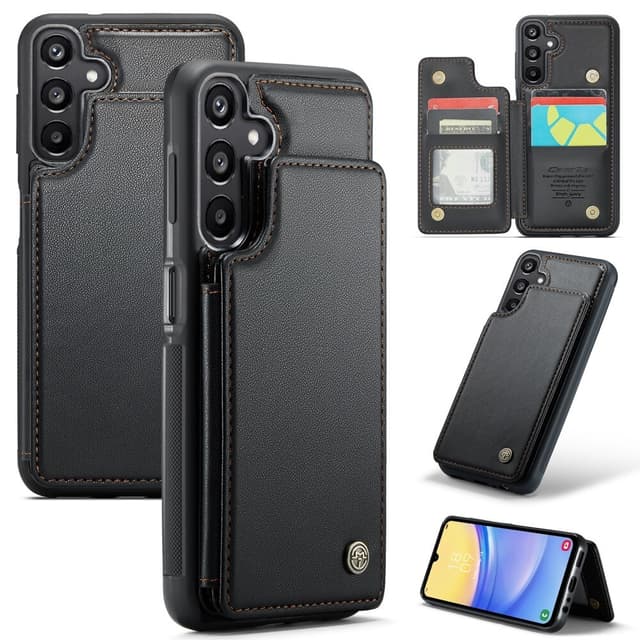 CaseMe Samsung A16 C22 Series Suojakuori+Lompakko - Musta - Gigantti