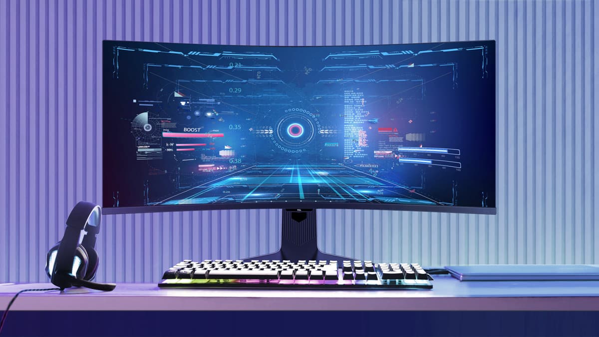 TCL 34R83Q 34'' WQHD/MQLED/170Hz/1ms/CV monitor - Elkjøp