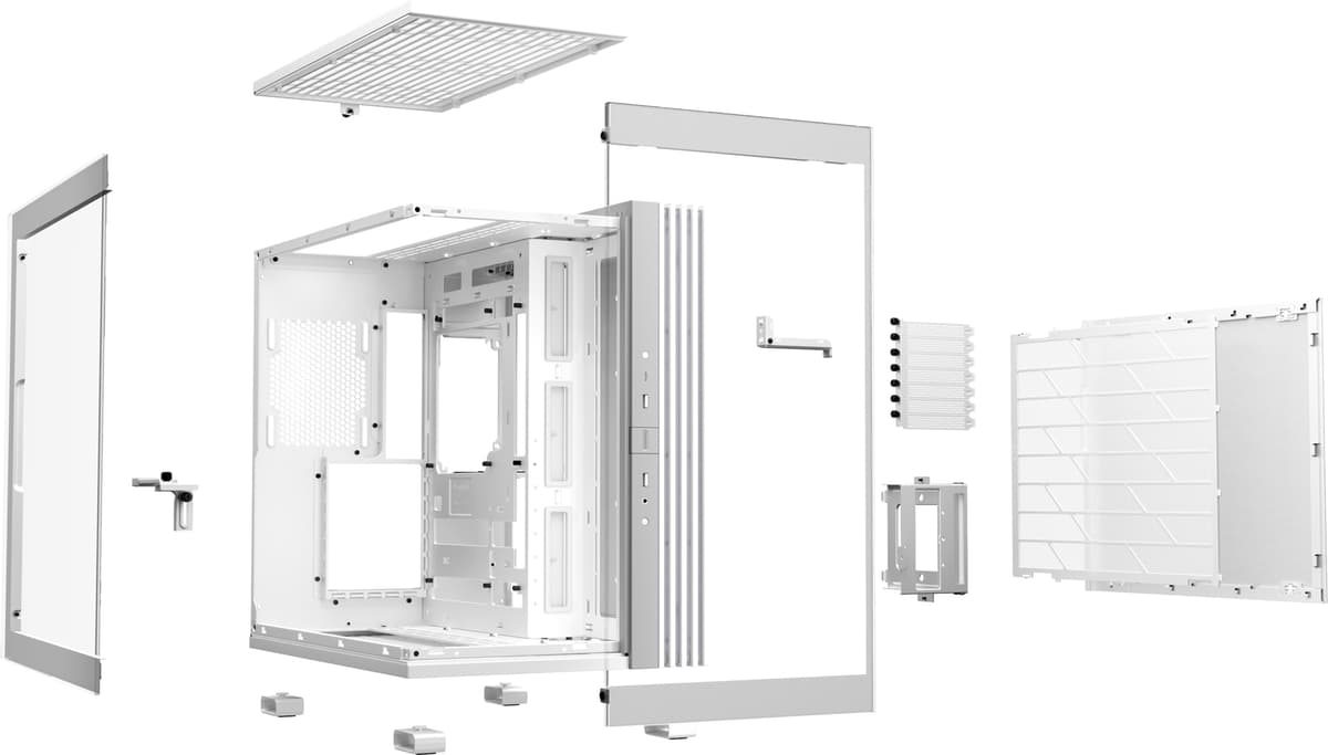 Be quiet! LIGHT BASE 600 DX PC kabinett (hvit) - Elkjøp