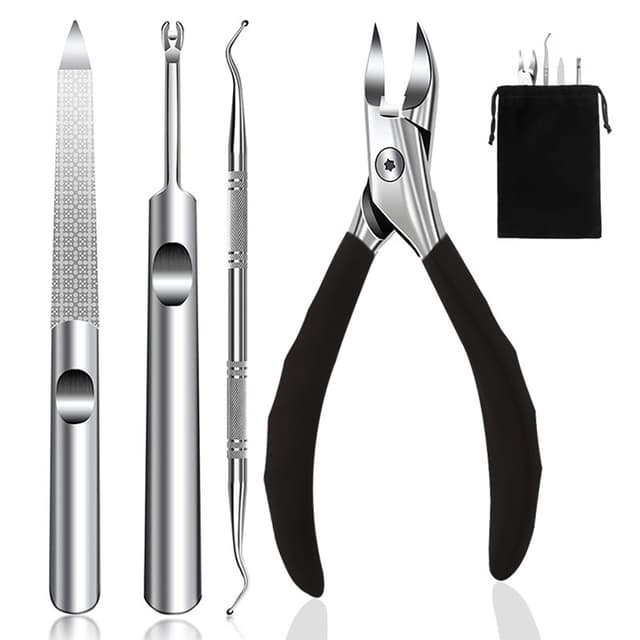 Skarpa & Robusta Nagelklippare - 4 delar Svart - Elgiganten - Elgiganten