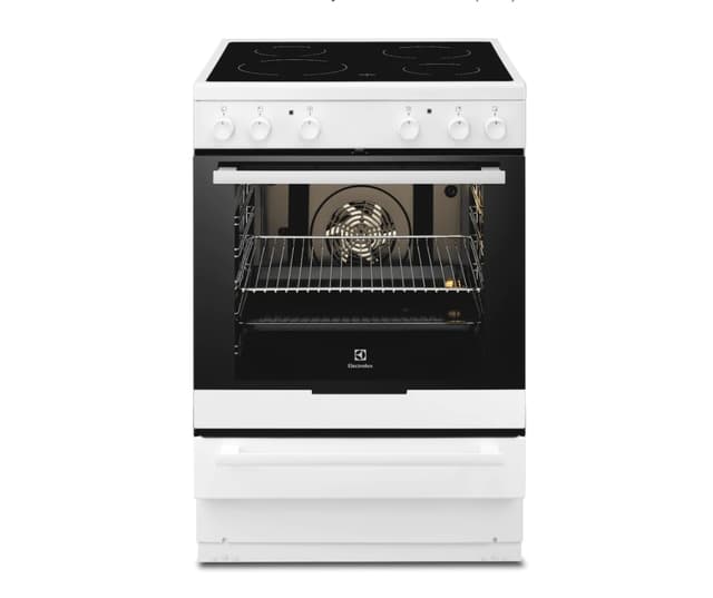 Electrolux keramisk komfyr EKC6051FOW (Hvit) - brukt - Elkjøp