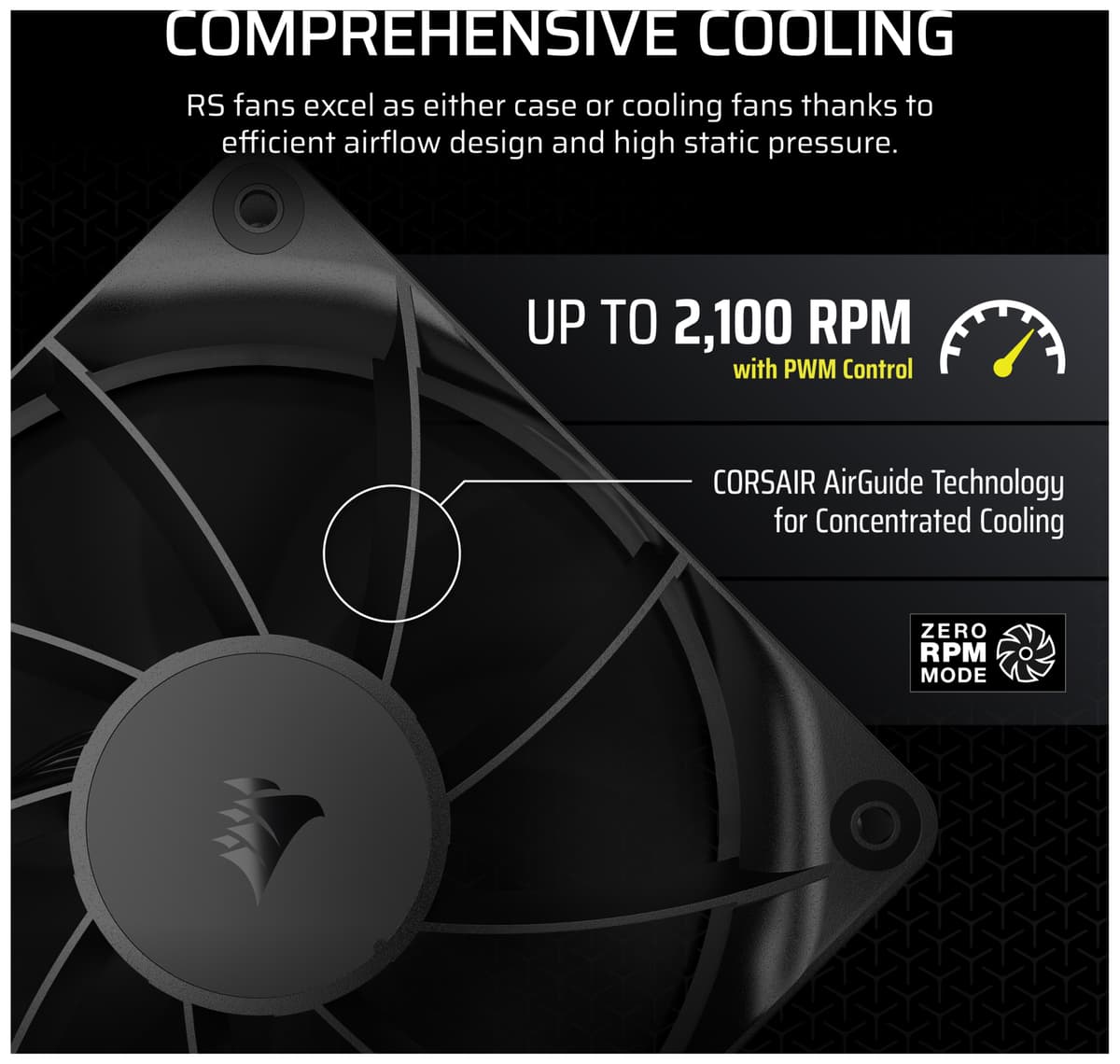Corsair RS120 120mm PWM vifter (3-pakning) - Elkjøp | Elkjøp
