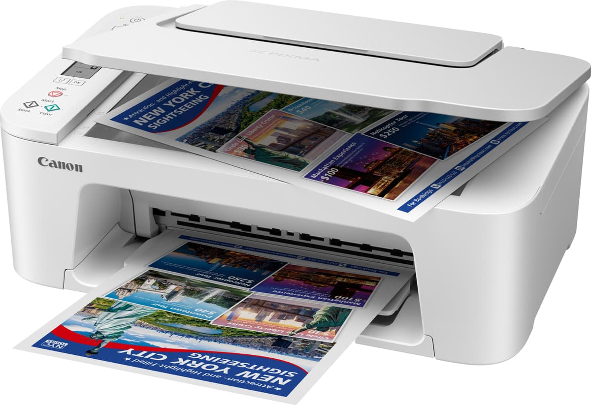 Canon Pixma TS3751i multifunktionsskrivare (vit) - Elgiganten