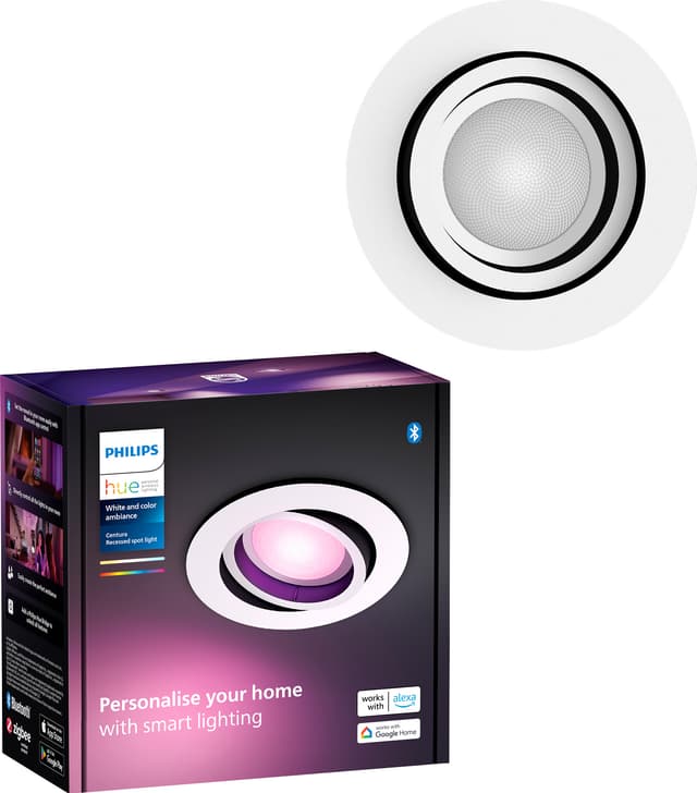 Philips Hue Centura infälld rund spotlight 4,2W GU10 (vit) - Elgiganten