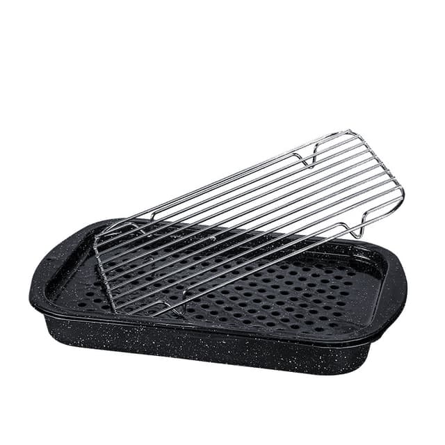 Granite Ware Bradepande med rist og stegeplade | Elgiganten | Elgiganten