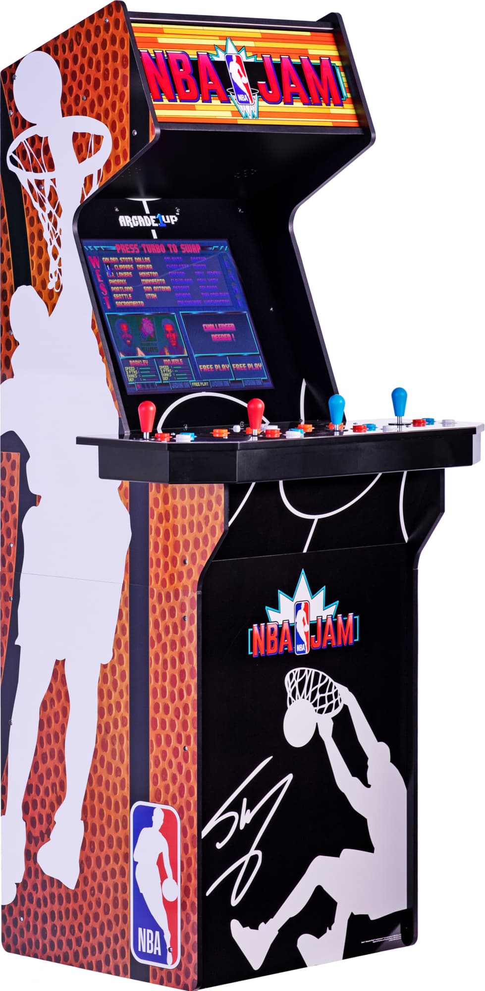 Arcade 1 UP NBA Jam arkademaskin Shaq Edition - Elkjøp | Elkjøp