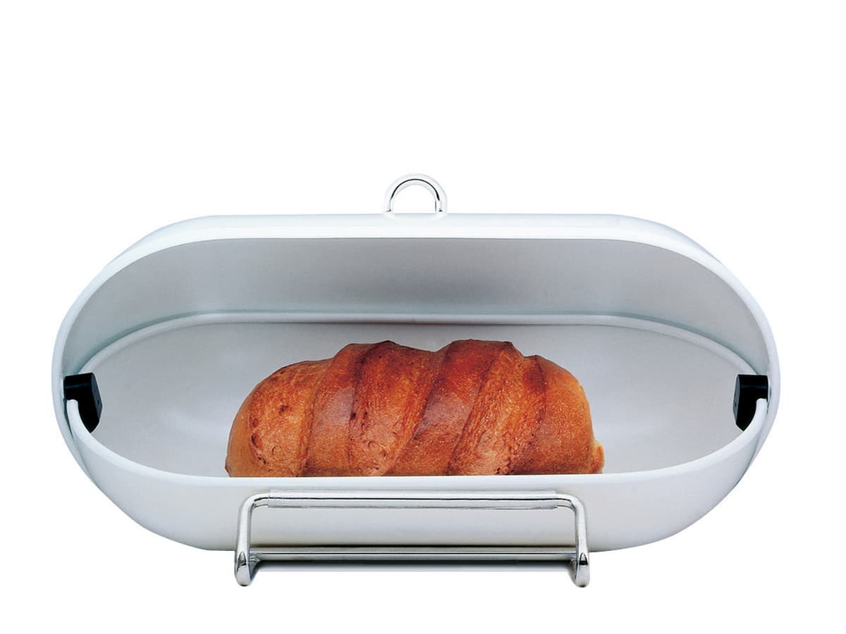 Wesco Breadboy Brödlåda oval 44,3 x 23 x 21 cm Vit - Elgiganten