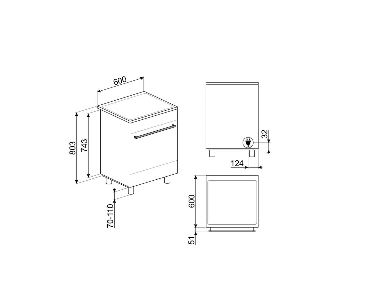 Smeg Komfyr C6IMXT2 - Elkjøp