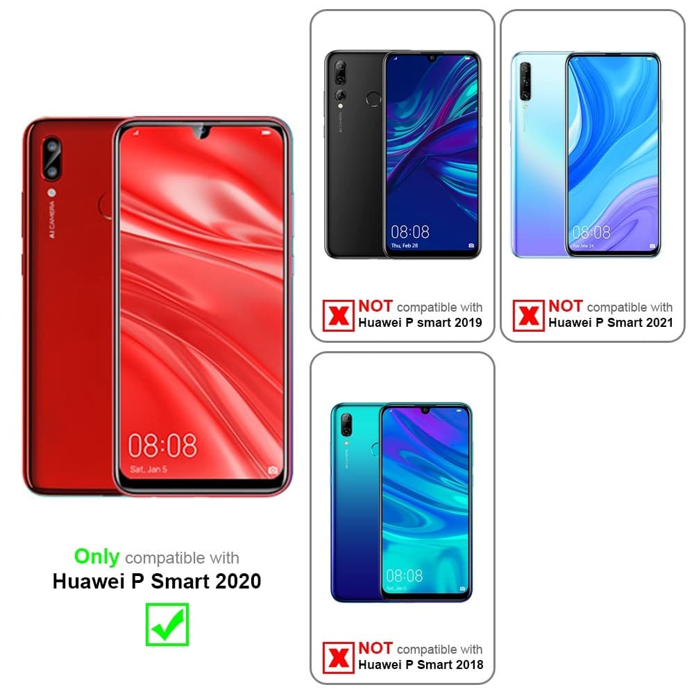 Huawei P SMART 2020 Deksel med Halskjede (brun) - Elkjøp
