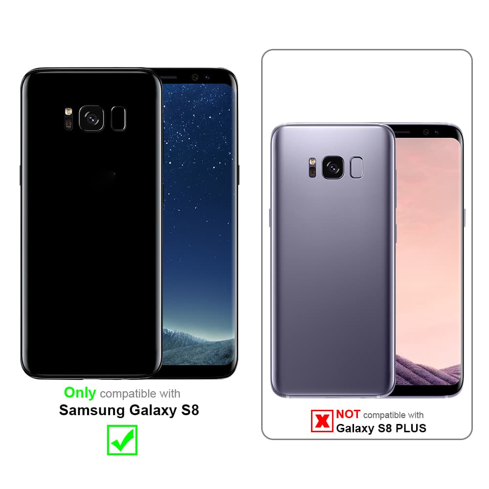 Samsung Galaxy S8 Deksel med Halskjede (rød) - Elkjøp