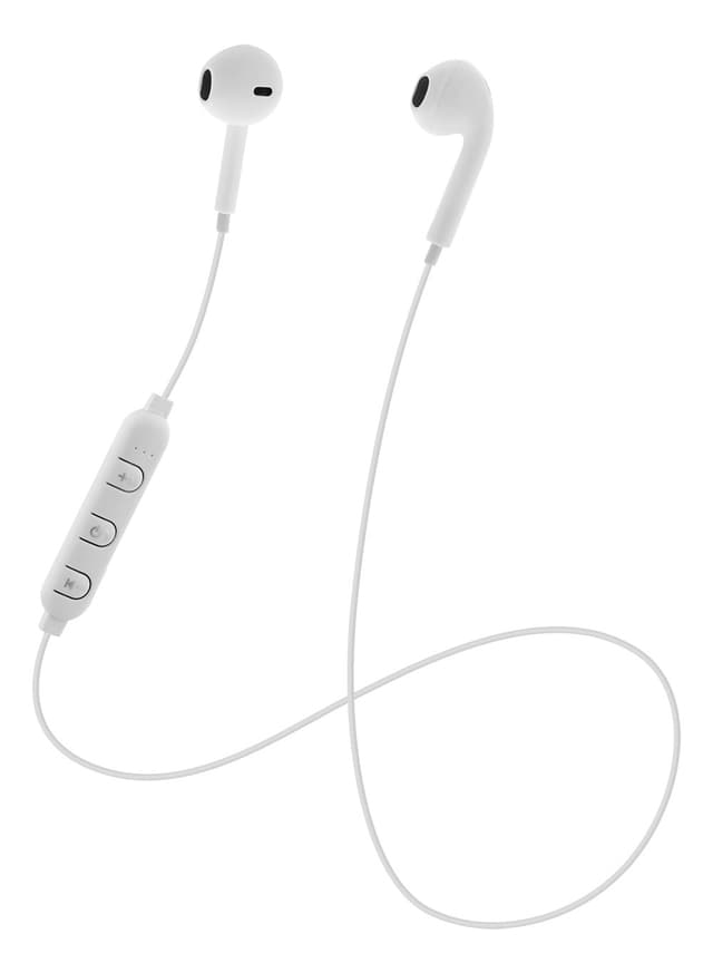 BT100 Semiinear BT headphones mic control buttons, white - Elgiganten ...
