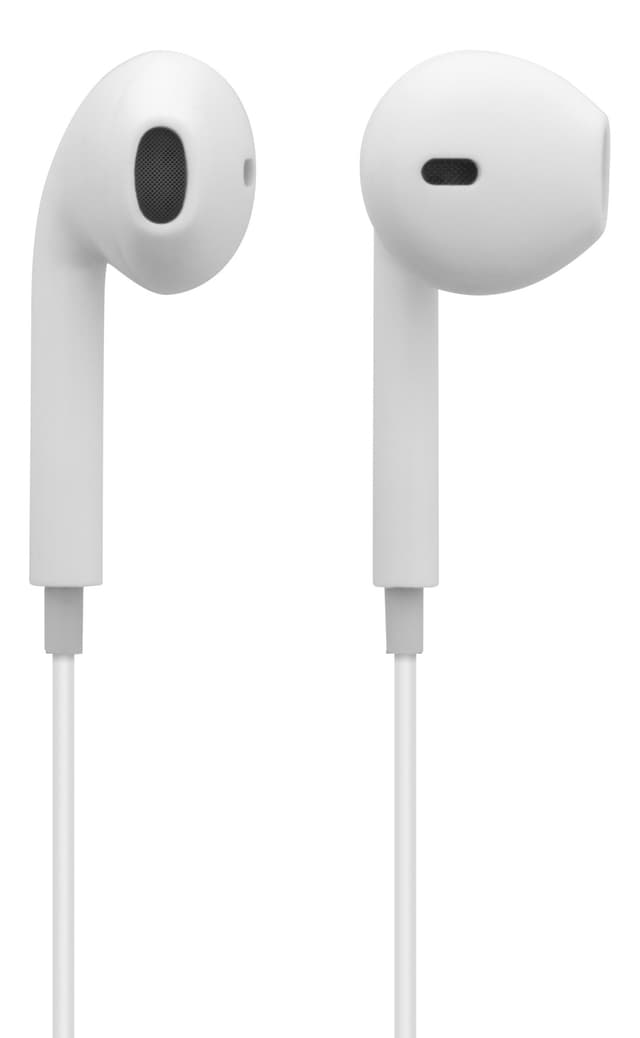 BT100 Semiinear BT headphones mic control buttons, white - Elkjøp | Elkjøp
