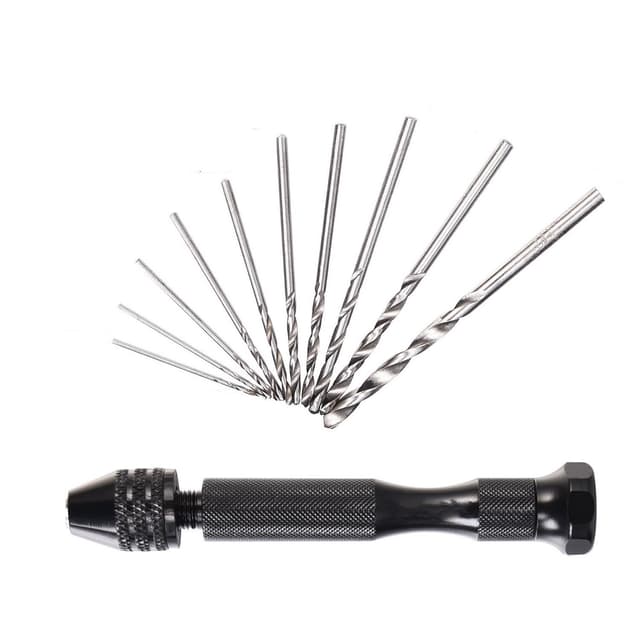 Håndboremaskine med 10 forskellige bits Sort | Elgiganten | Elgiganten