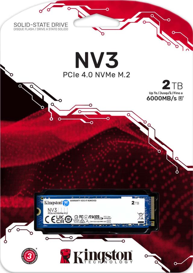Kingston NV3 M.2 NVMe Gen 4 intern SSD (2TB) - Elkjøp | Elkjøp