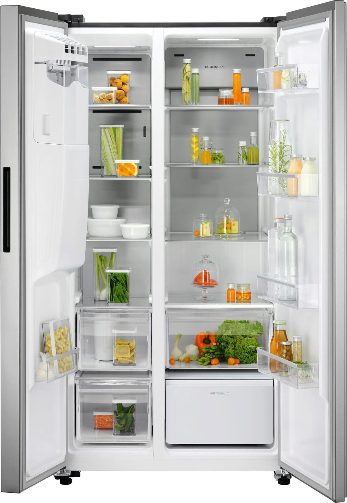 Electrolux Serie 700 Side-by-Side EAI6HD57U0 (rustfritt stål) - Elkjøp