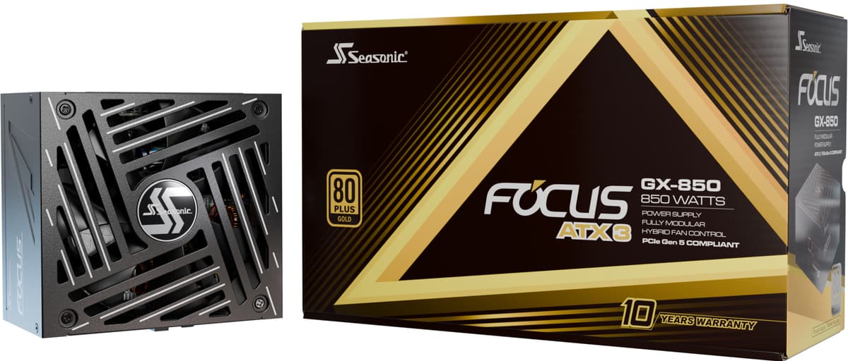 Seasonic FOCUS GX-850 850W strømforsyning - Elkjøp