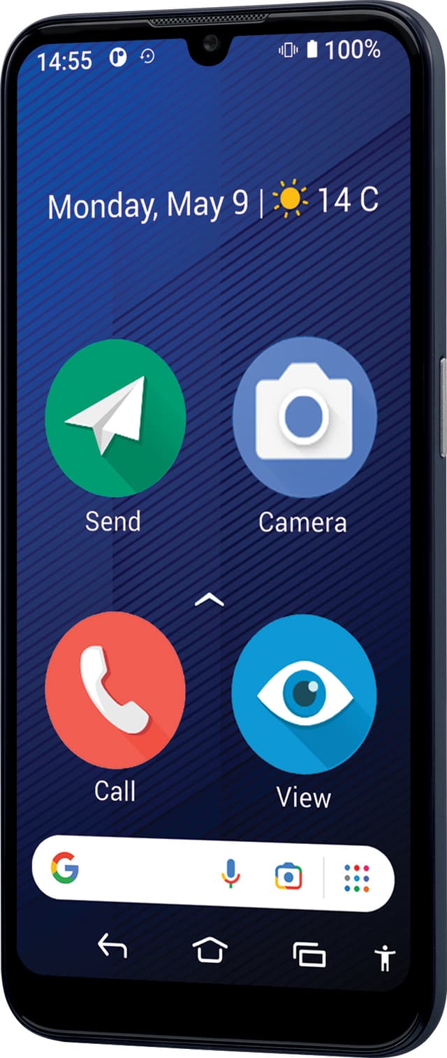 Doro 8210 smartphone 4/64GB (blå) - Elgiganten - Elgiganten