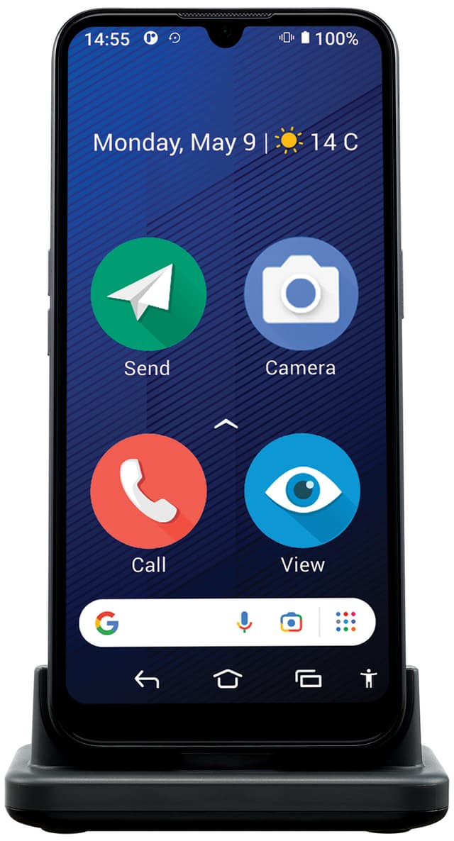 Doro 8210 smartphone 4/64GB (blå) - Elgiganten - Elgiganten