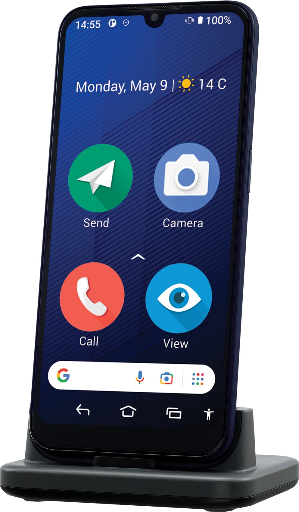 Doro 8210 smartphone 4/64GB (blå) - Elgiganten - Elgiganten