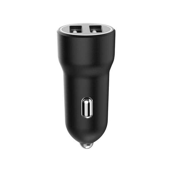Billader med 2 USB-porter og 3,1 A - Svart - Elkjøp