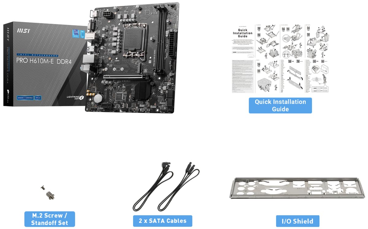 MSI H610M-E PRO hovedkort - Elkjøp | Elkjøp