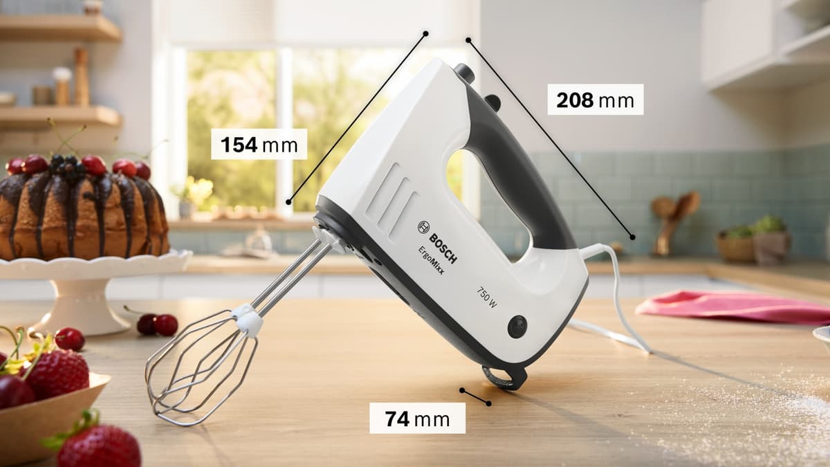 Bosch håndmikser MFQ37480 - Elkjøp