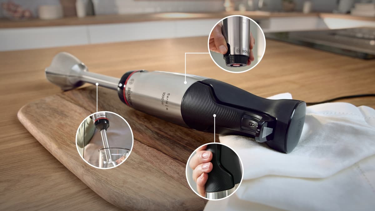 Bosch stavmikser MSM6M620 (rustfritt stål) - Elkjøp