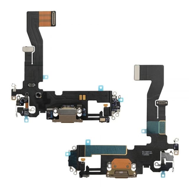 Ladekontakt med flex for iPhone 12 Pro, gull - Elkjøp | Elkjøp