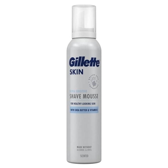 Gillette Skin Ultra Sensitive Shave Mousse 240ml - Elgiganten