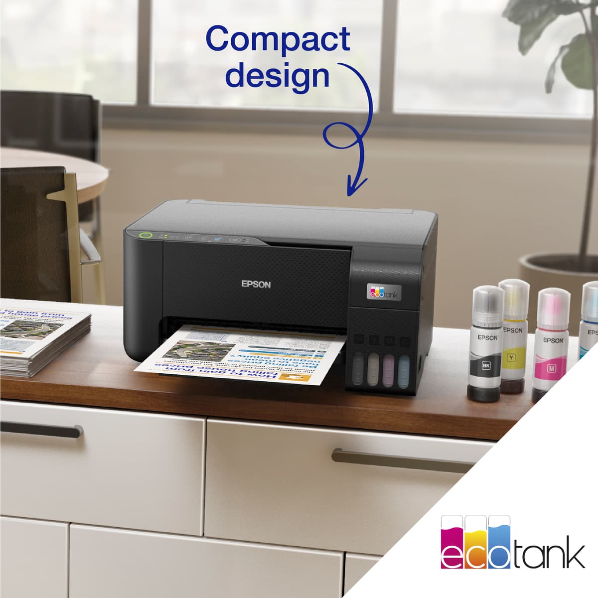 Epson EcoTank ET-2865 multifunktionsskrivare C11CJ67433 (svart ...