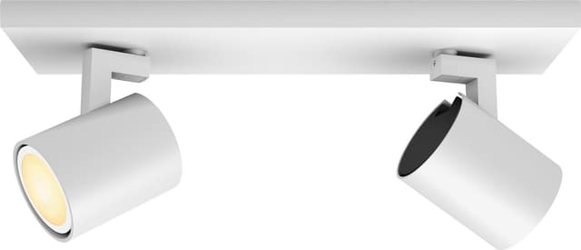 Philips Hue Runner LED-spotlight 2x4.2W GU10 (vit) - Elgiganten