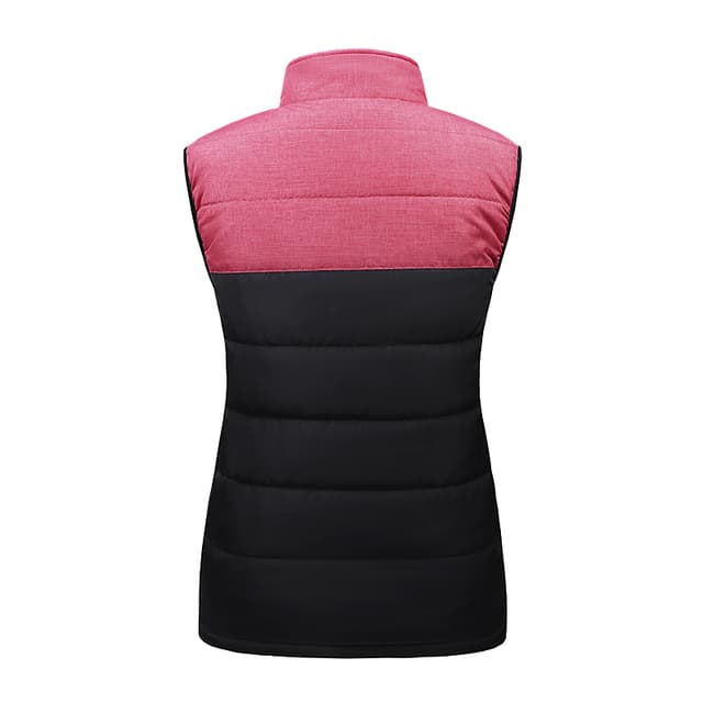 Oppvarmet vest med doble kontroller, konstant temperatur og varme Svart ...