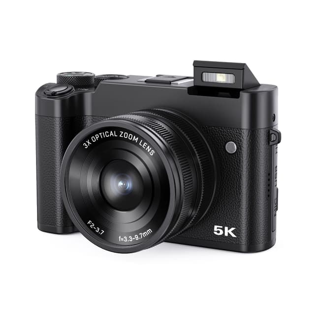Digitalkamera med video 5K 64MP 3x zoom - Elkjøp