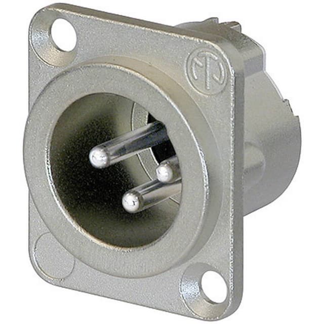 Neutrik NC3MD-LX XLR-stik Flangestik, kontakter lige | Elgiganten
